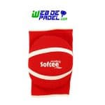 Codera acolchada roja